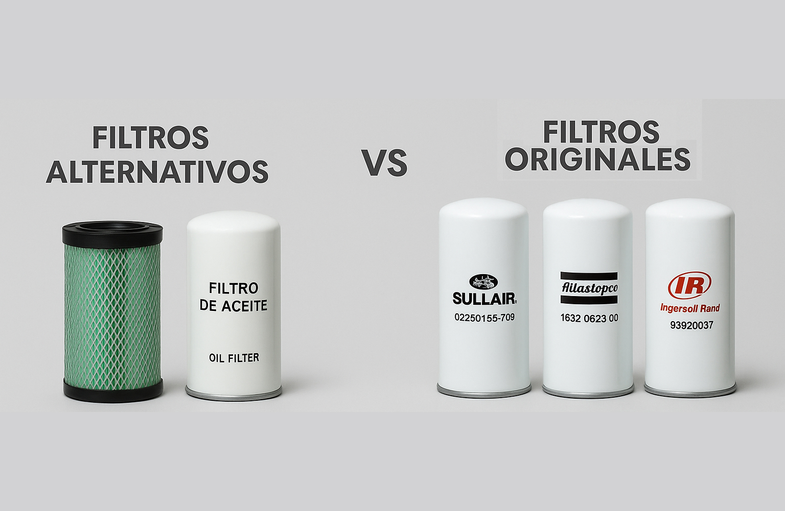 Filtros originales vs filtros alternativos - W y R Perú